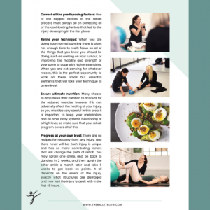 Rehabilitation Tips for Dance Injuries – Free PDF – The Ballet Blog